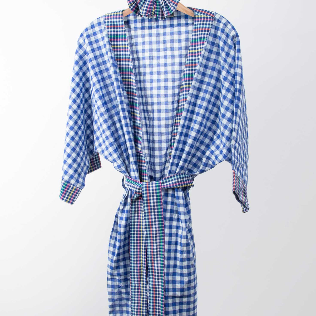 Gingham Robe and Scrunchie – Noonday